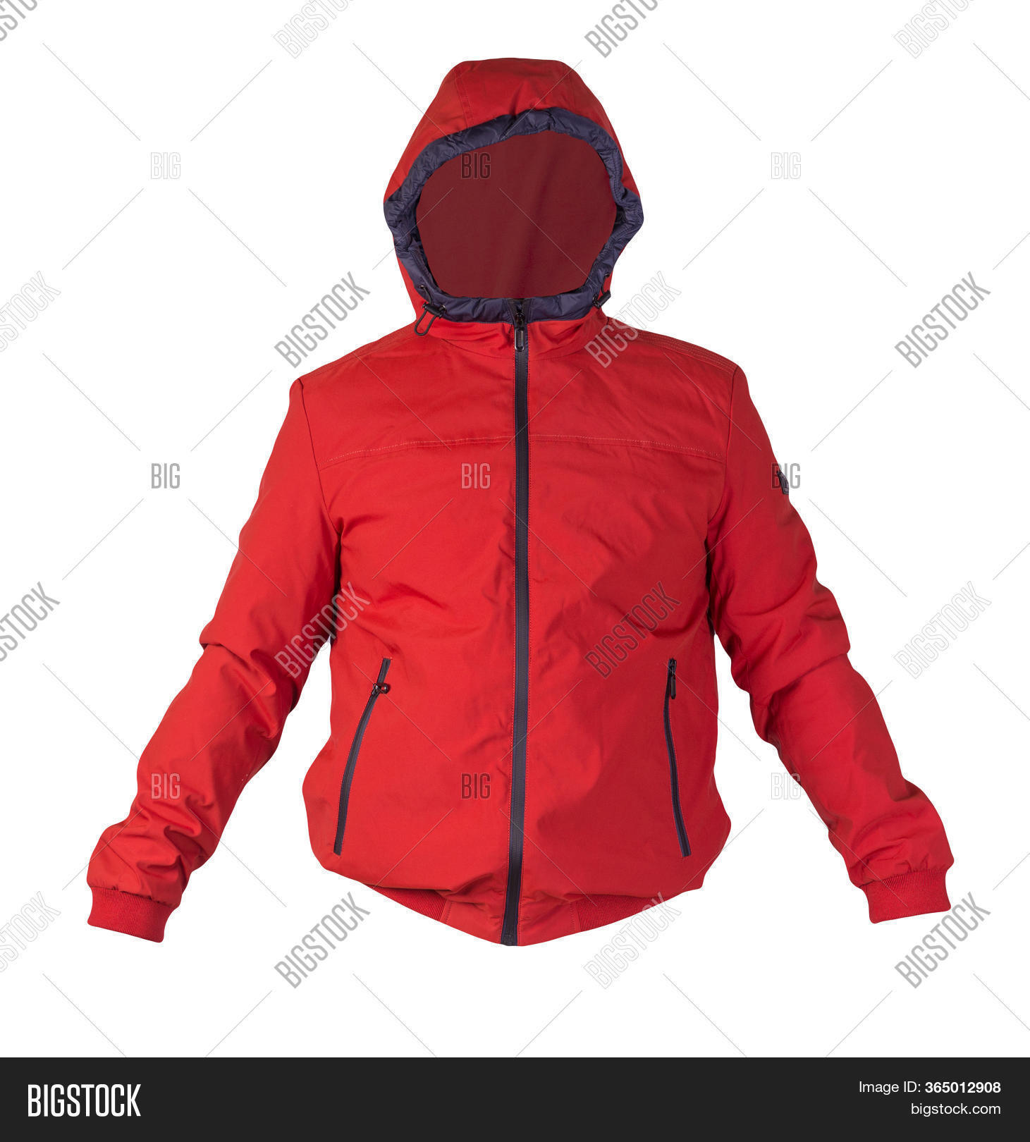 Male Red Jacket Zipper Image & Photo (Free Trial) | Bigstock