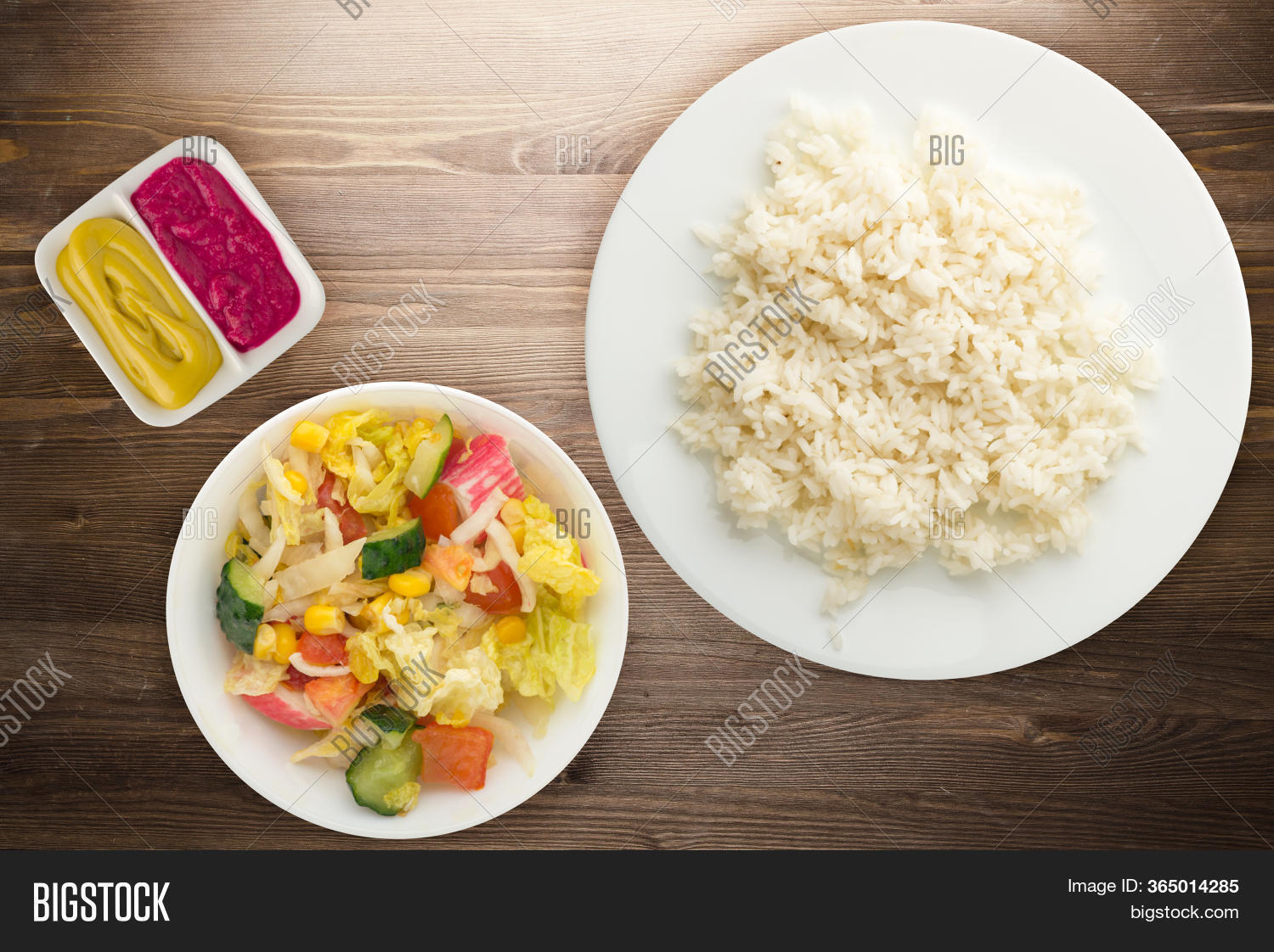 White Rice On White Image & Photo (Free Trial) | Bigstock