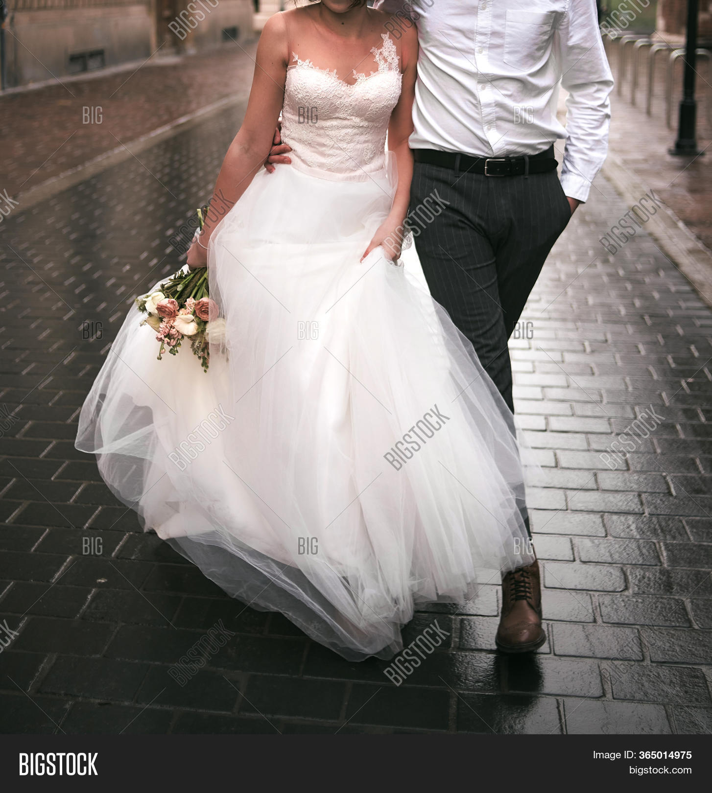 Bride Groom Walking On Image & Photo (Free Trial) | Bigstock