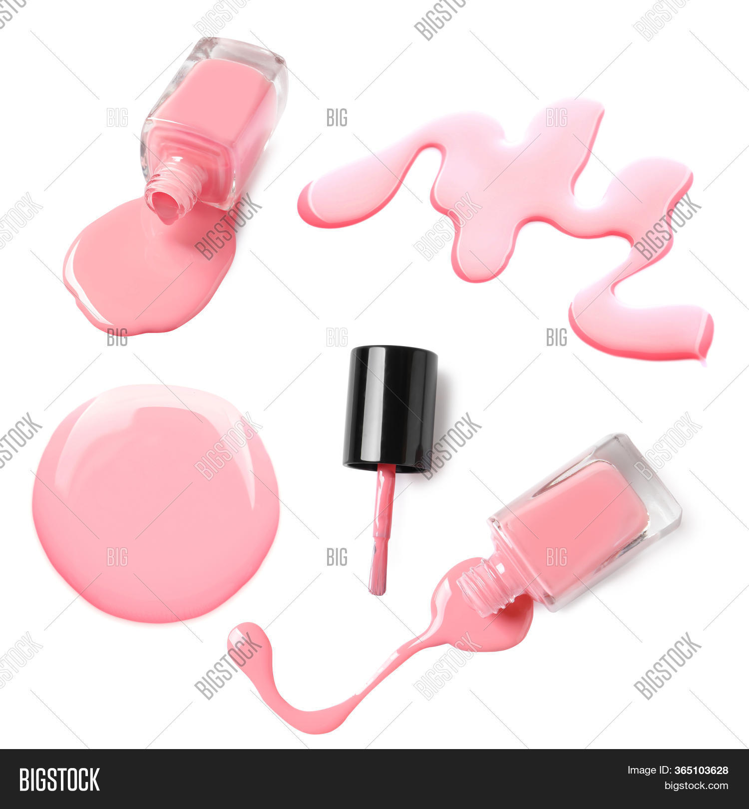 Collage Pink Nail Image & Photo (Free Trial) | Bigstock