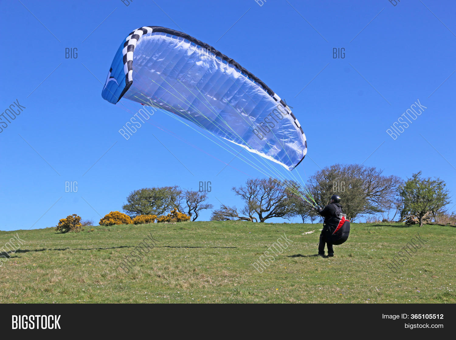 Paraglider Launching Image & Photo (Free Trial) | Bigstock