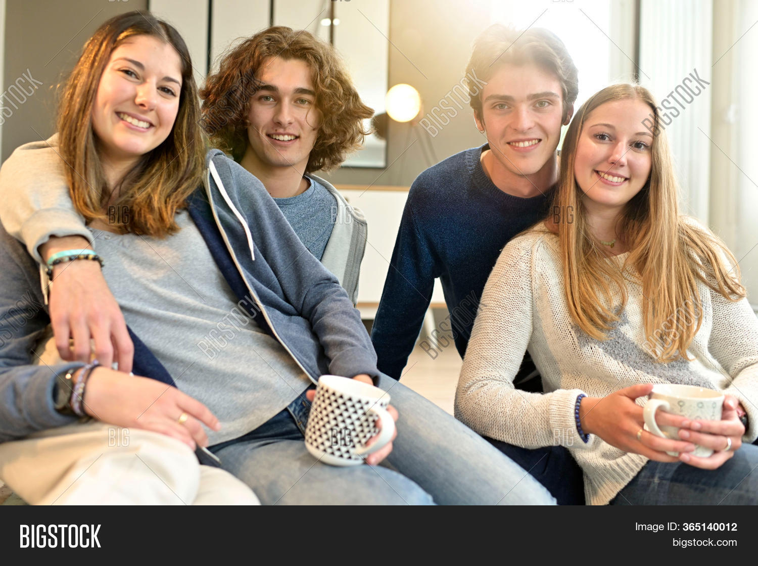 Group Friends Sitting Image & Photo (Free Trial) | Bigstock