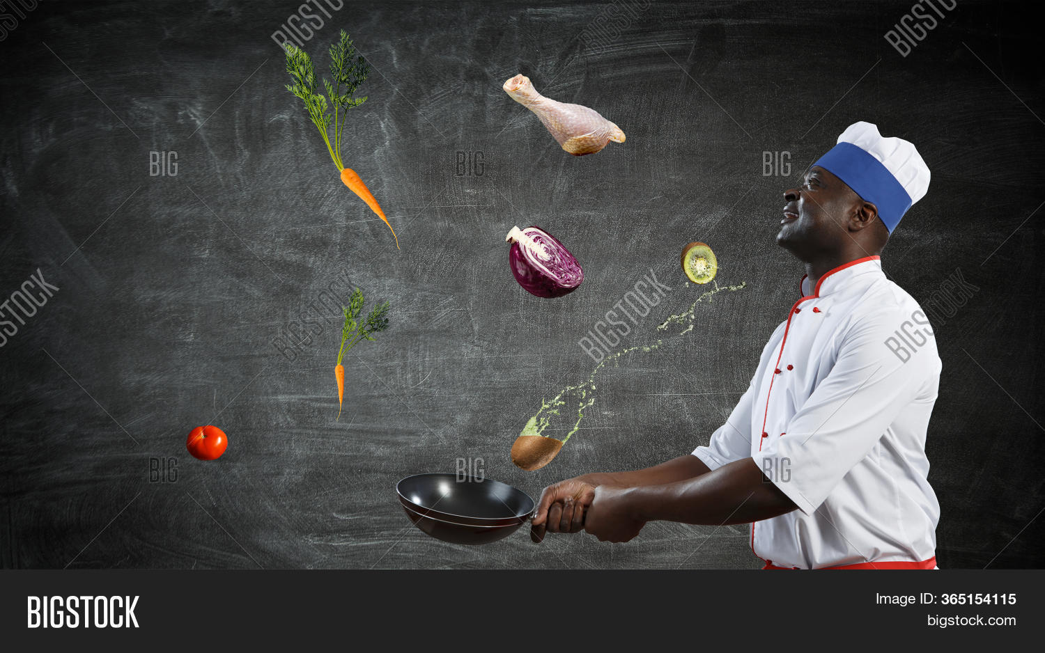 Black Chef Creative Image & Photo (Free Trial) | Bigstock