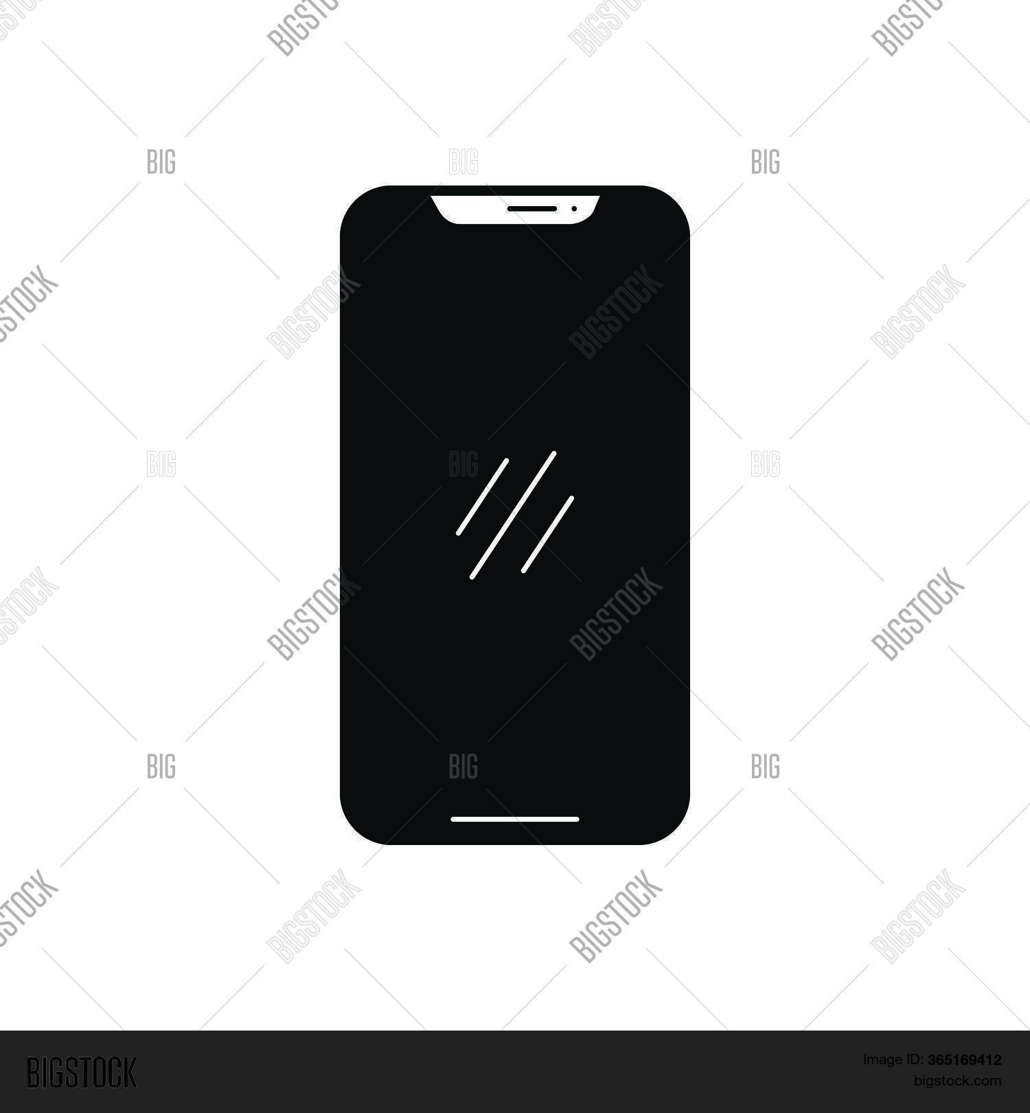 Black Solid Icon Cell Vector & Photo (Free Trial) | Bigstock