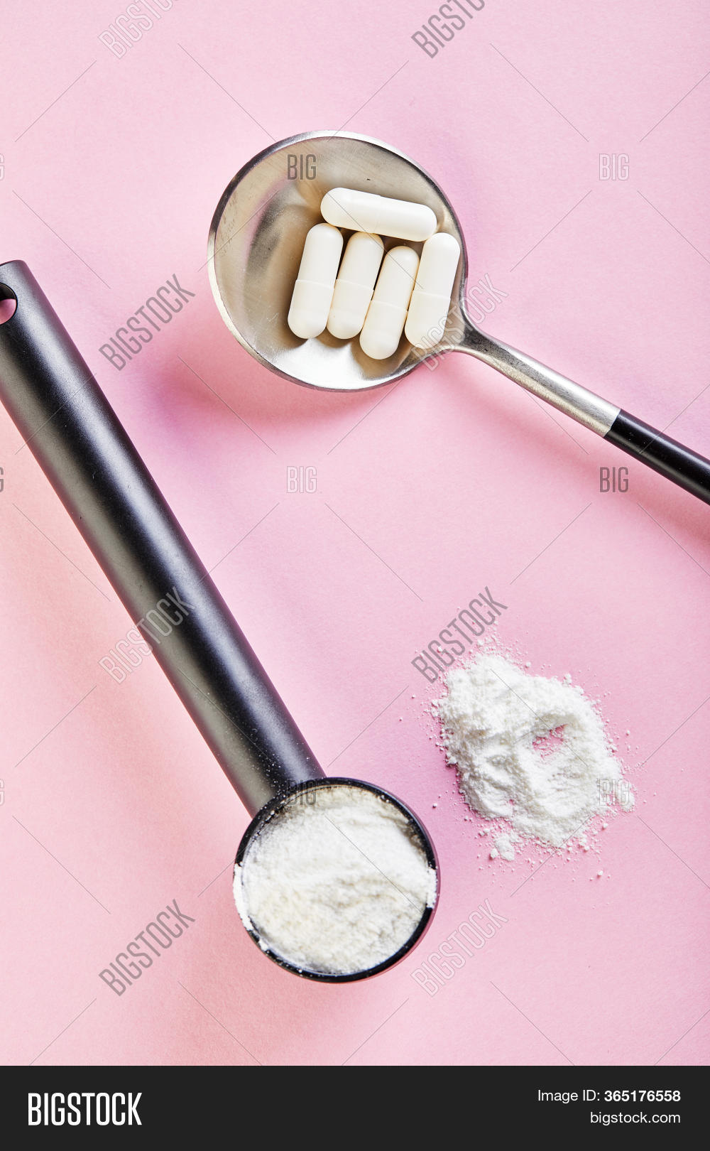 Collagen Powder Pills Image & Photo (Free Trial) | Bigstock