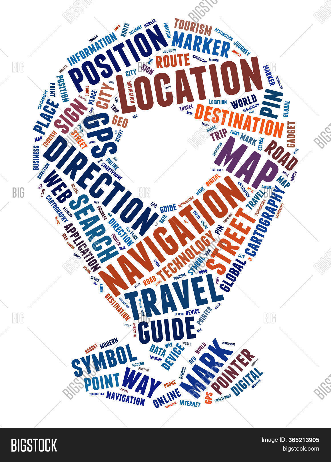 Location Shape Image & Photo (Free Trial) | Bigstock