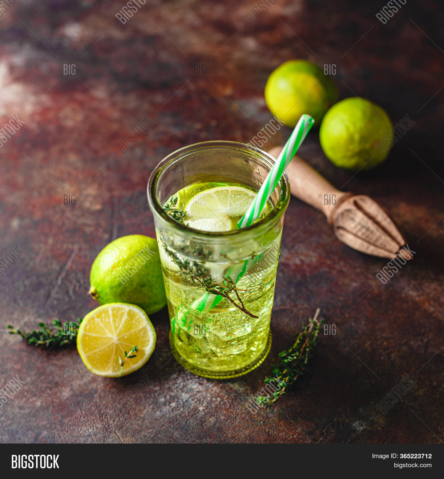 Glass Lime Lemonade Image & Photo (Free Trial) | Bigstock