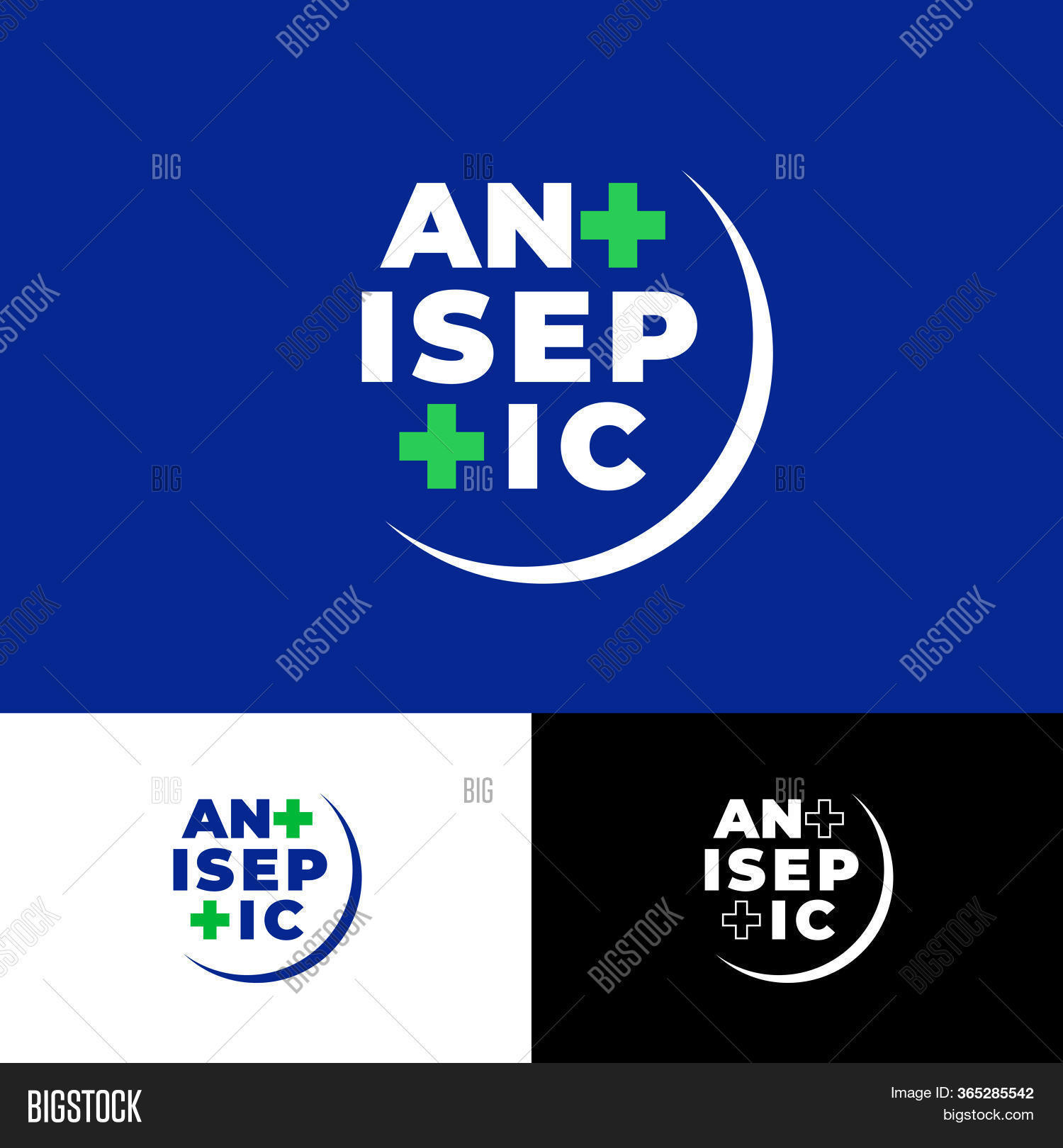 Antiseptic Logo On Vector & Photo (Free Trial) | Bigstock