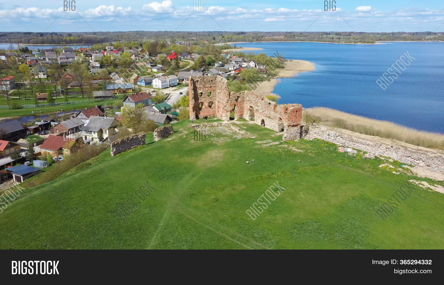 Aerial View Ludza Image & Photo (Free Trial) | Bigstock