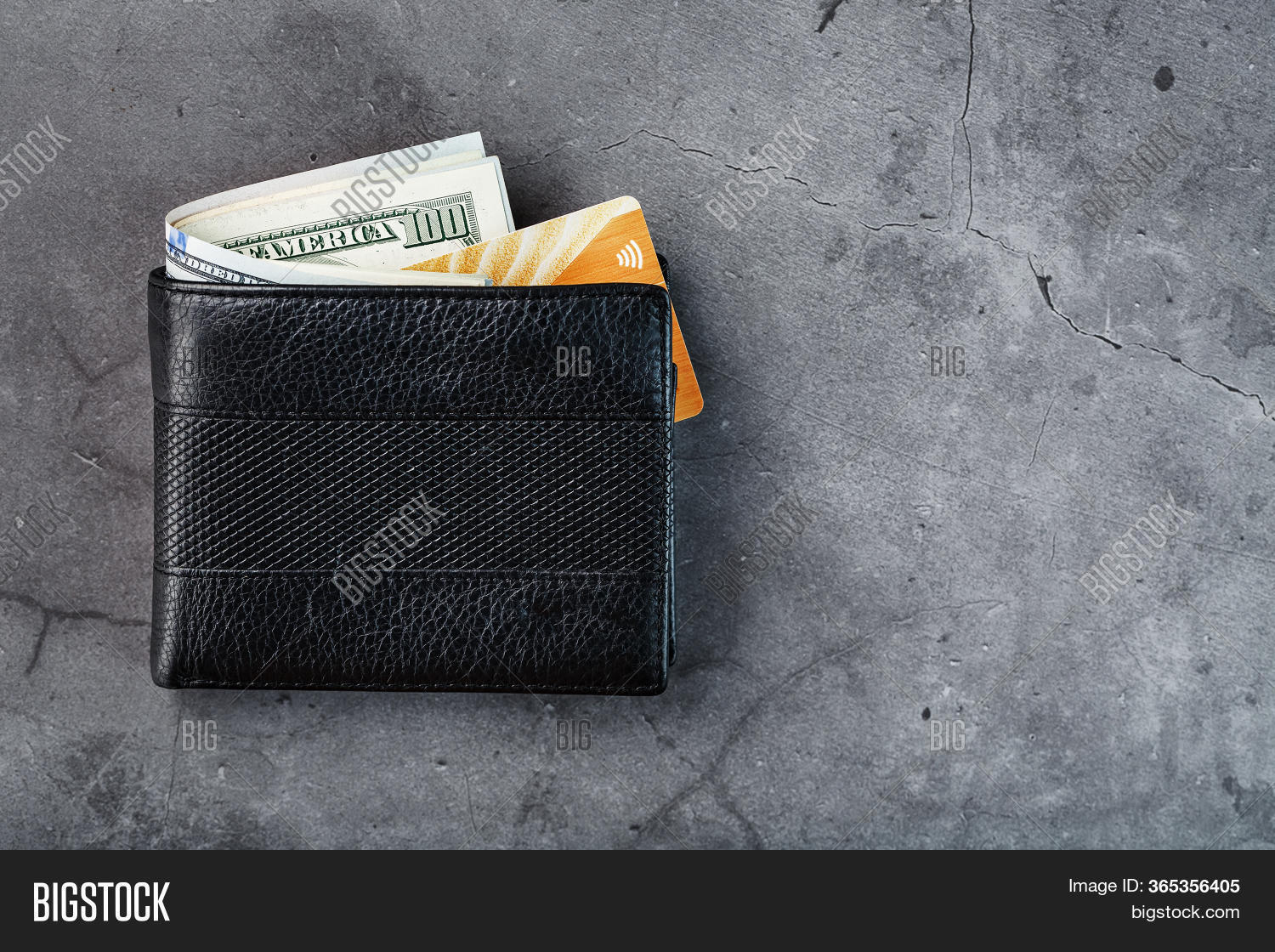 Black Wallet Banknotes Image & Photo (Free Trial) | Bigstock