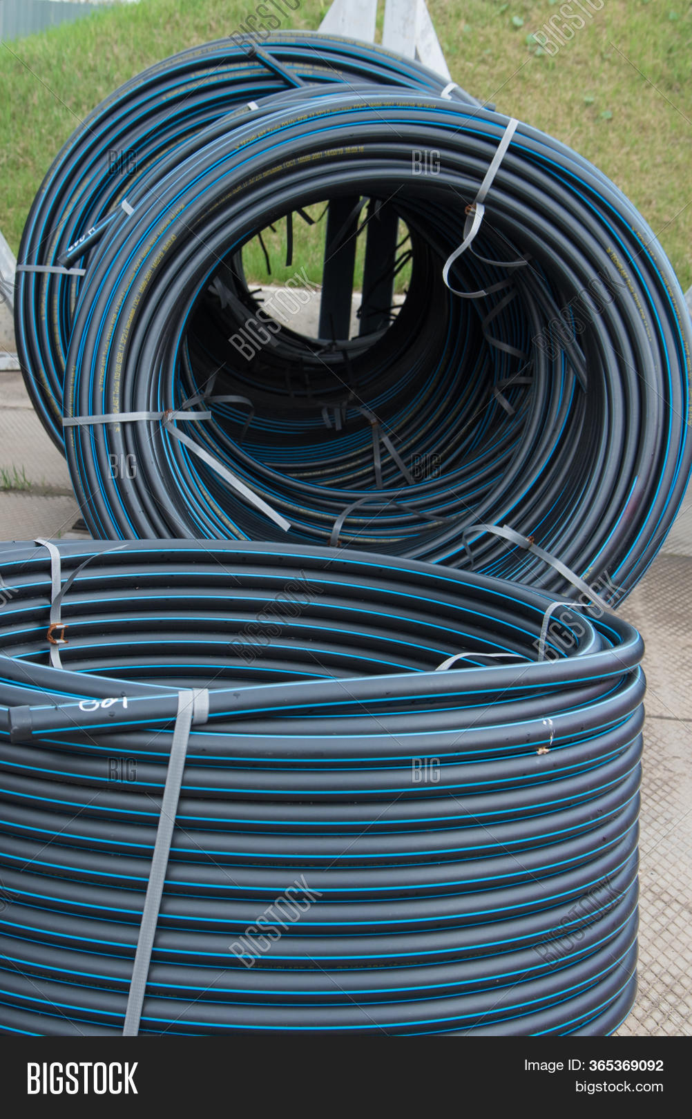 Rolled Plastic Pipes. Image & Photo (Free Trial) | Bigstock