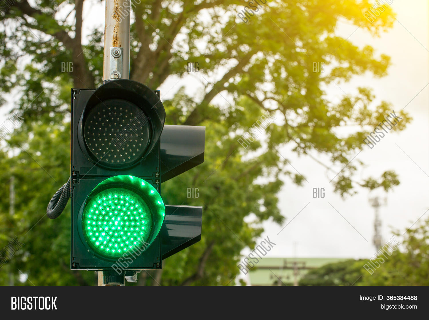 Green Light On Traffic Image & Photo (Free Trial) | Bigstock