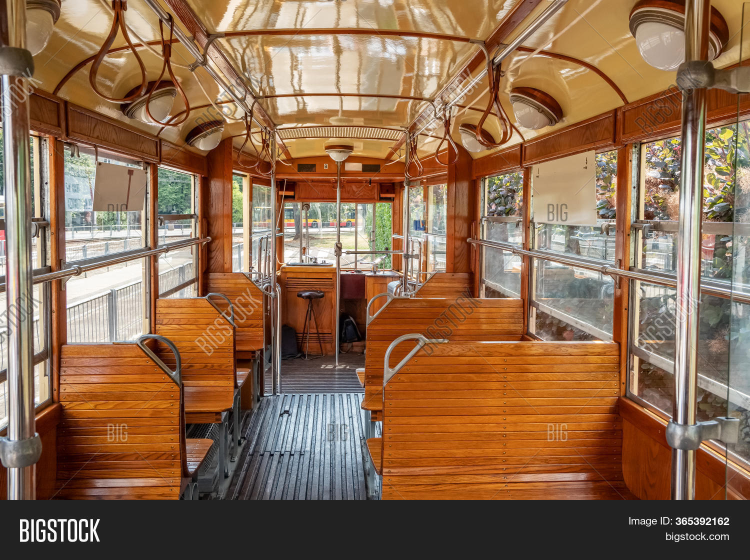 Inside View Retro Tram Image & Photo (Free Trial) | Bigstock