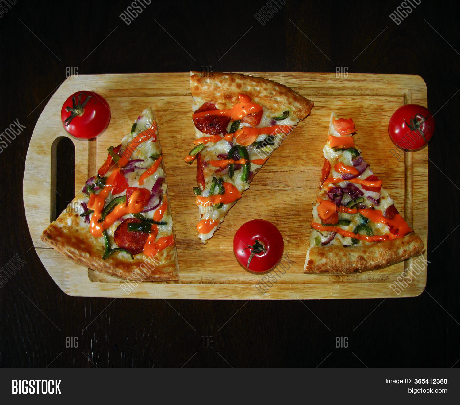 Three Slices Pizza Image & Photo (Free Trial) | Bigstock