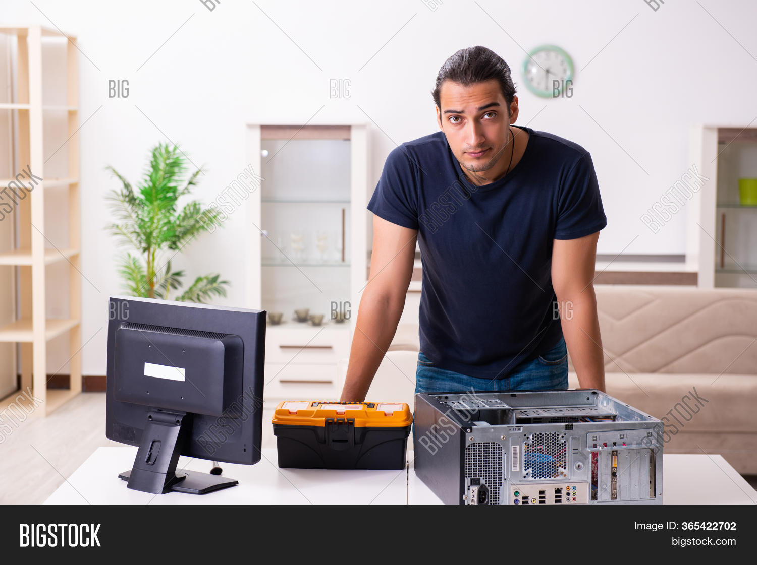 Young Man Repairing Image & Photo (Free Trial) | Bigstock
