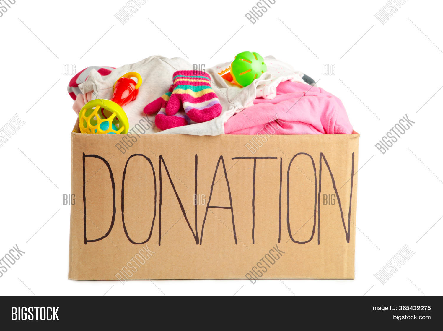 Donation Box Baby Image & Photo (Free Trial) | Bigstock
