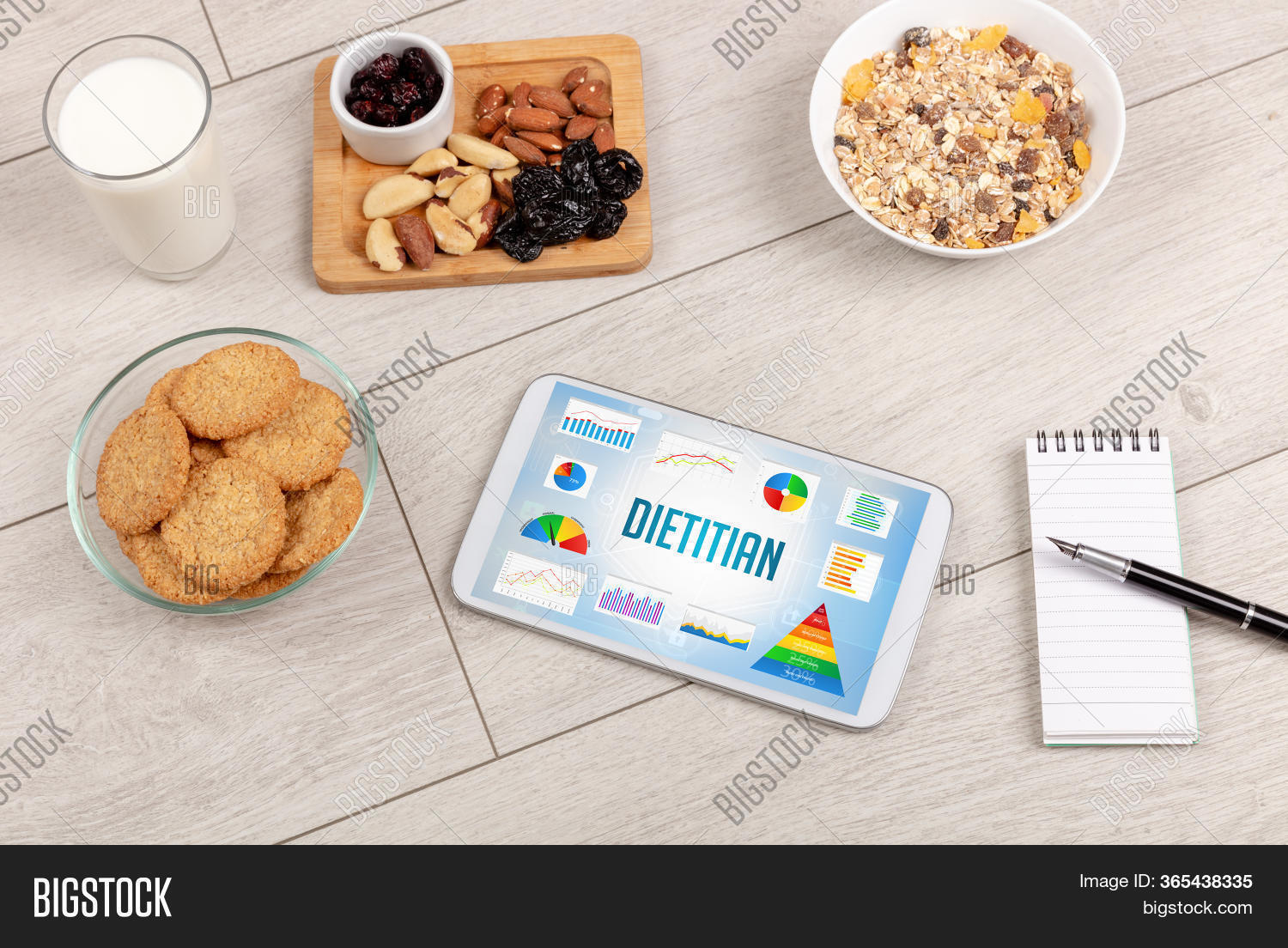 Organic Food Tablet Pc Image & Photo (Free Trial) | Bigstock