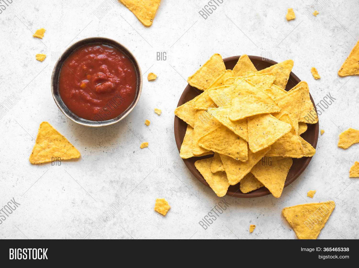 Nachos Chips Salsa Image & Photo (Free Trial) | Bigstock