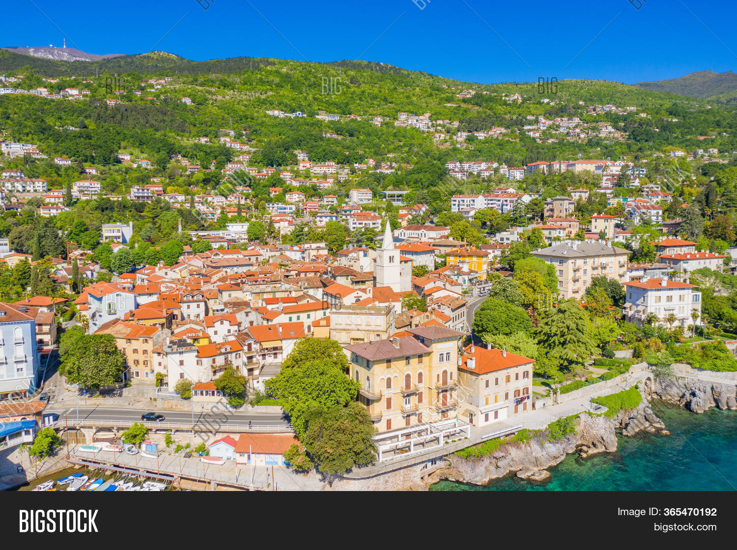 Croatia, Town Lovran Image & Photo (Free Trial) | Bigstock