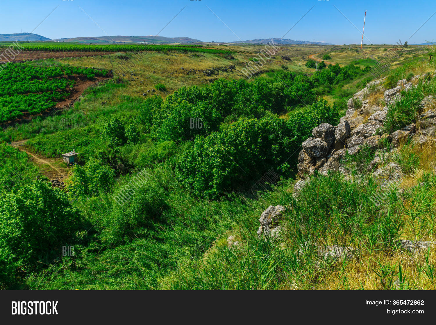 Landscape Snir Stream Image & Photo (Free Trial) | Bigstock