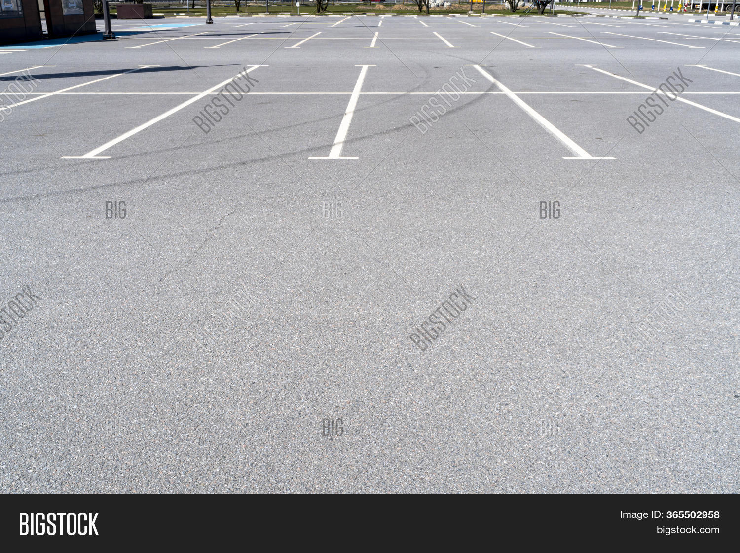 Empty Car Parking Near Image & Photo (Free Trial) | Bigstock