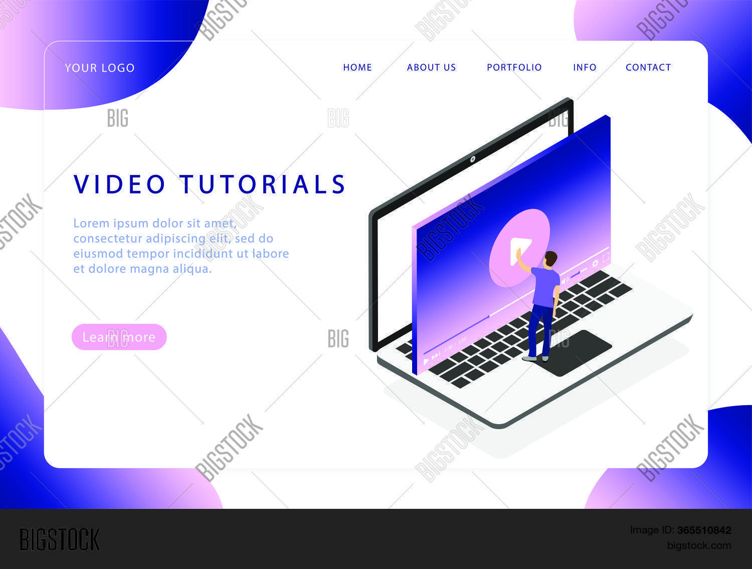 Video Tutorials. Vector & Photo (Free Trial) | Bigstock