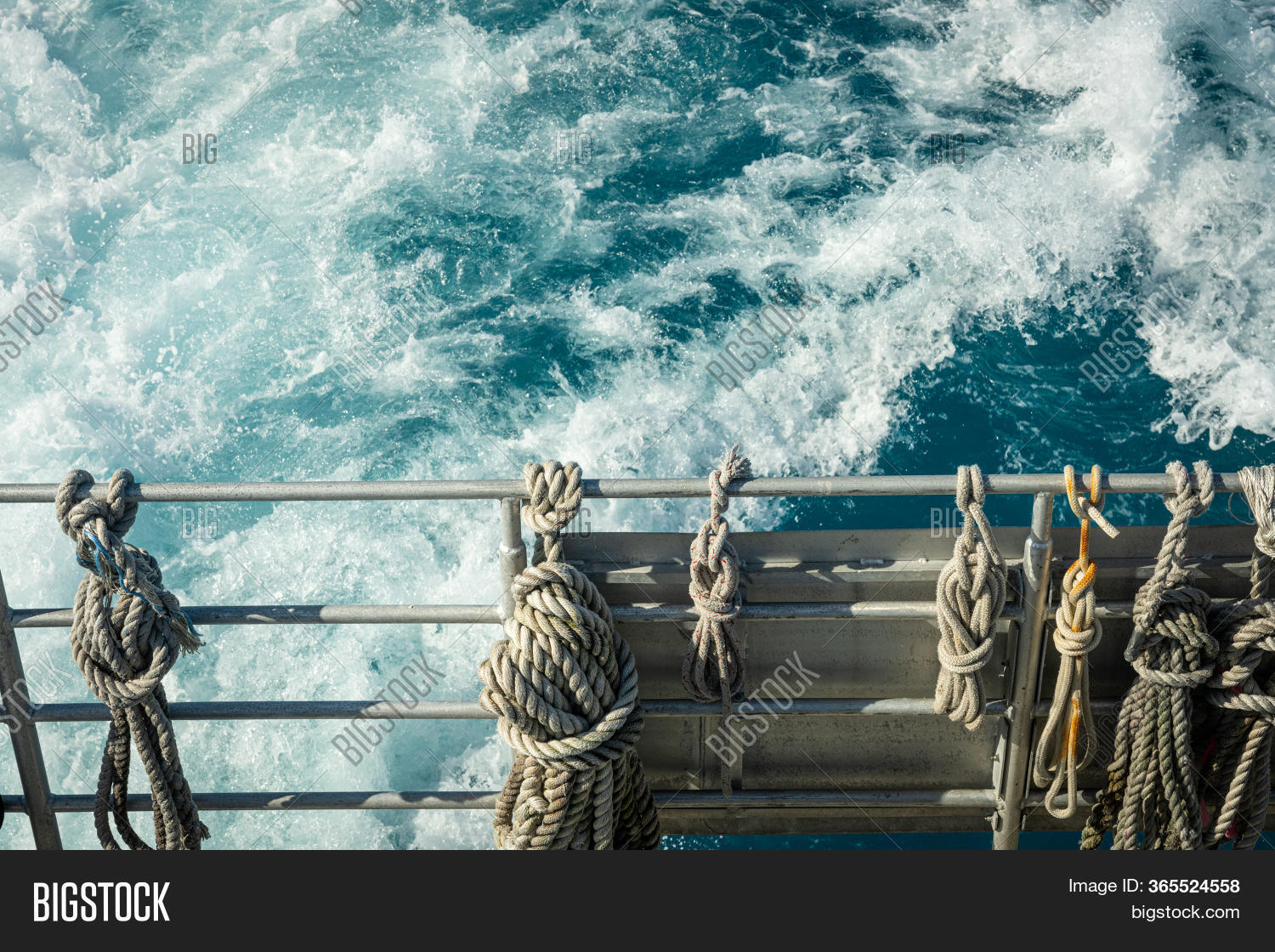Ropes Tied Railing Image & Photo (Free Trial) | Bigstock