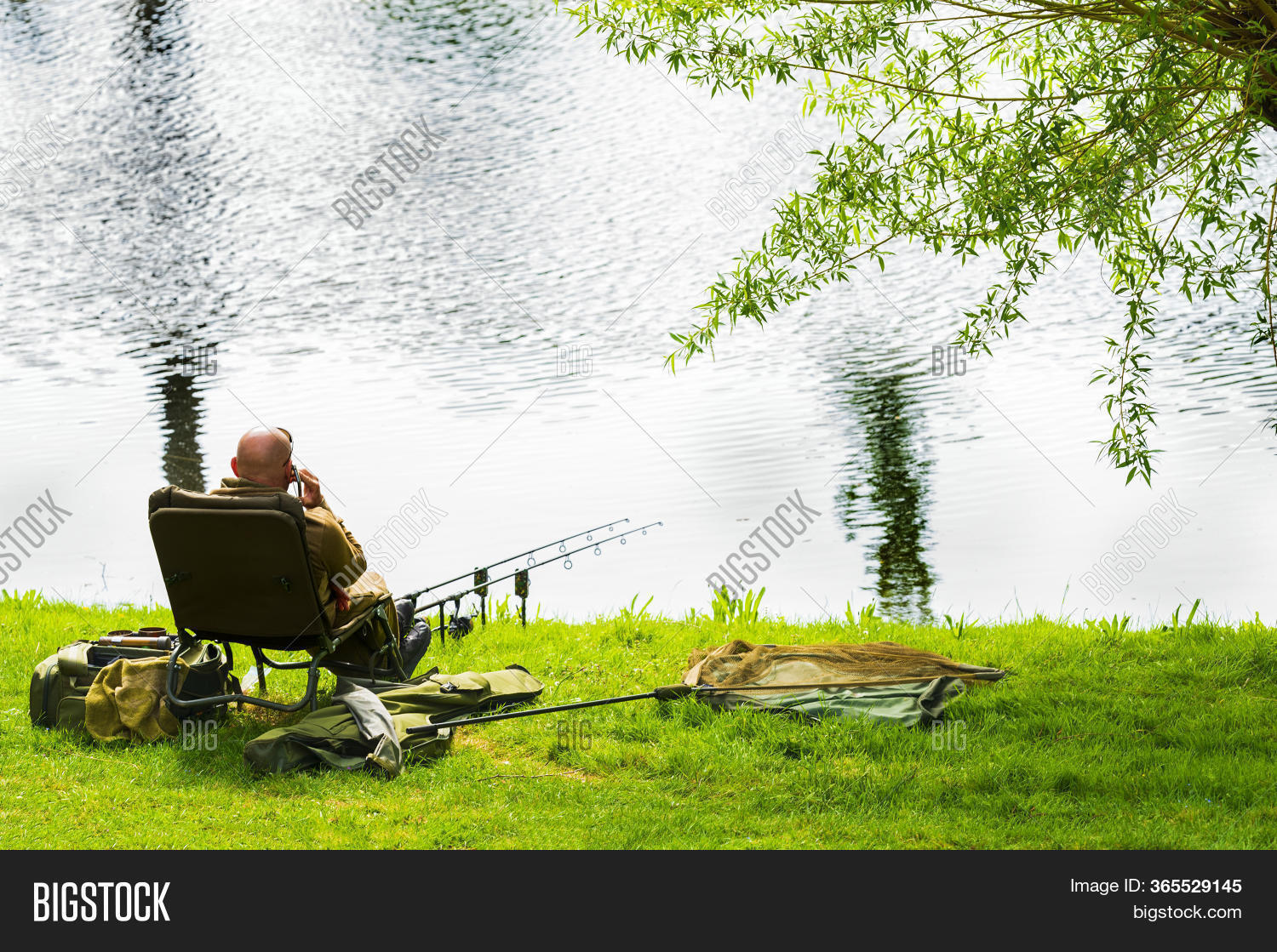 Fisherman Catches Fish Image & Photo (Free Trial) | Bigstock