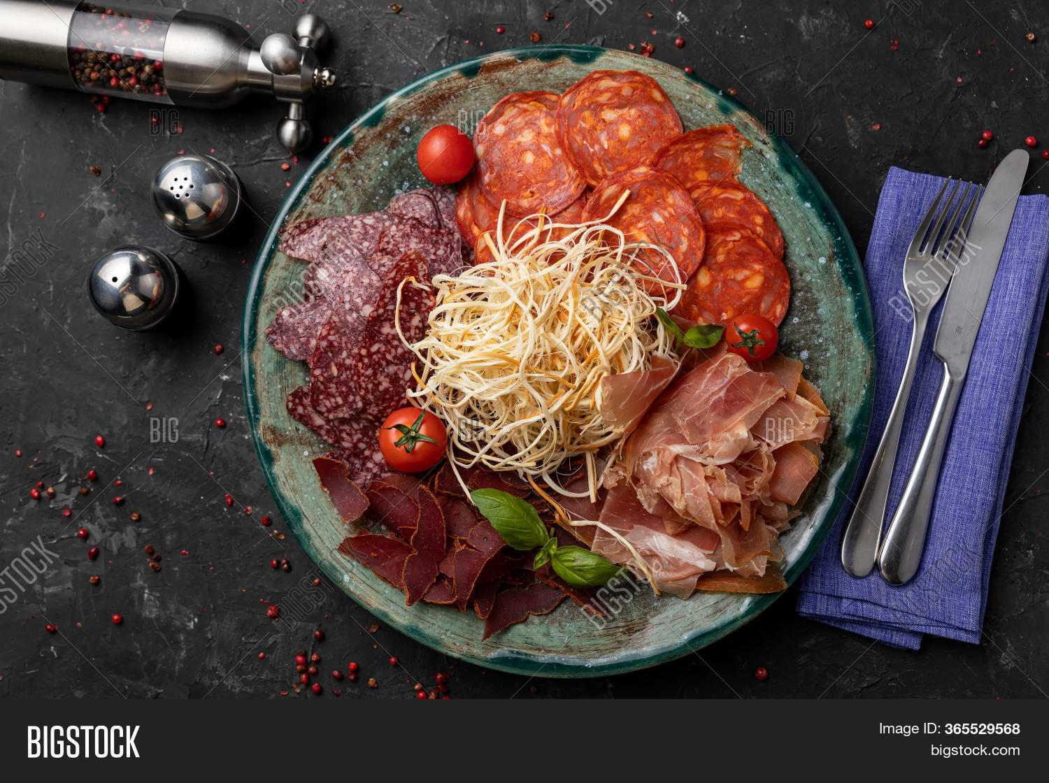 Salami, Sliced Ham, Image & Photo (Free Trial) | Bigstock