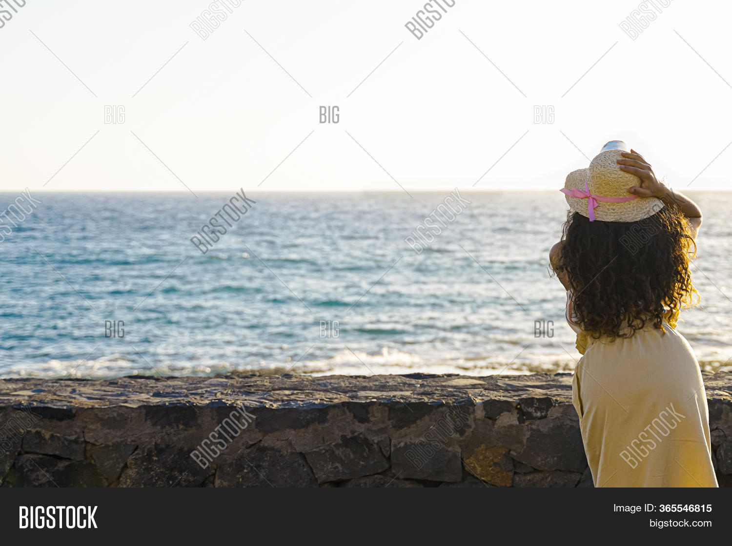 Woman Looking Sea Image & Photo (Free Trial) | Bigstock