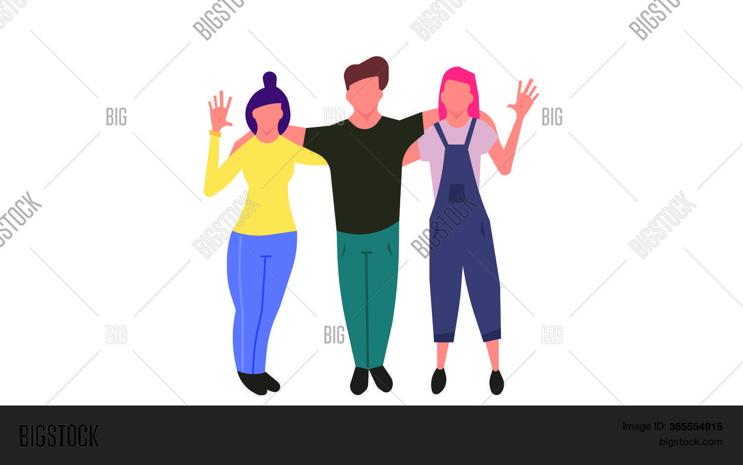 People Welcoming Vector & Photo (Free Trial) | Bigstock