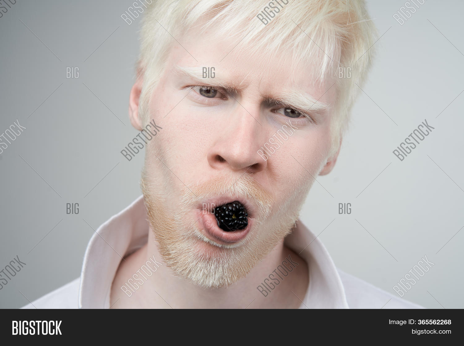 Happy Albino Man White Image & Photo (Free Trial) | Bigstock
