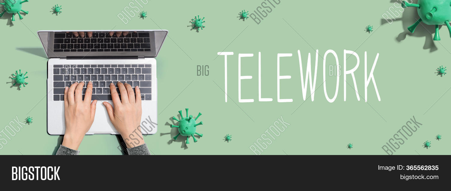 Telework Theme Person Image & Photo (Free Trial) | Bigstock
