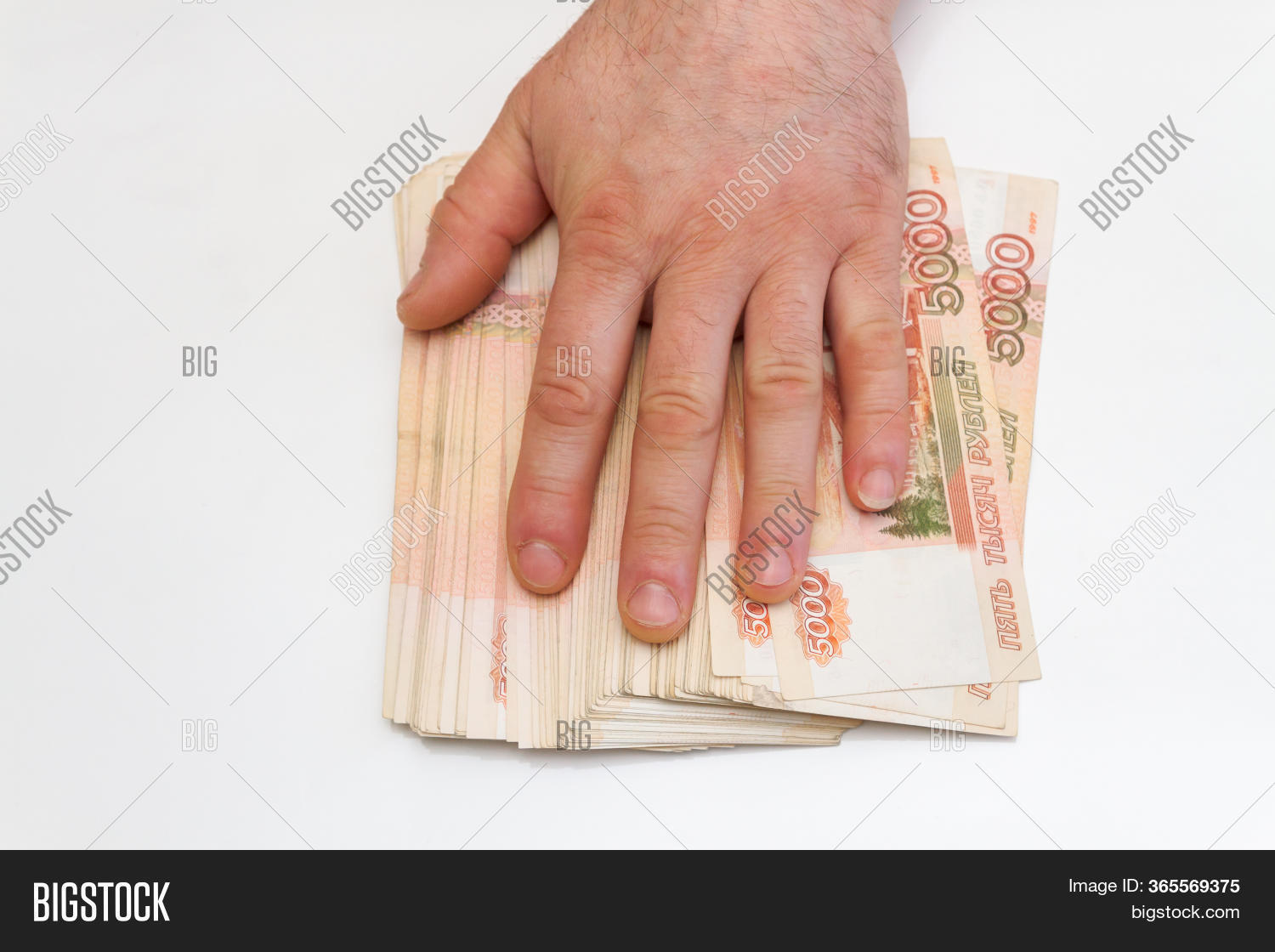 Man's Hand Counts Image & Photo (Free Trial) | Bigstock