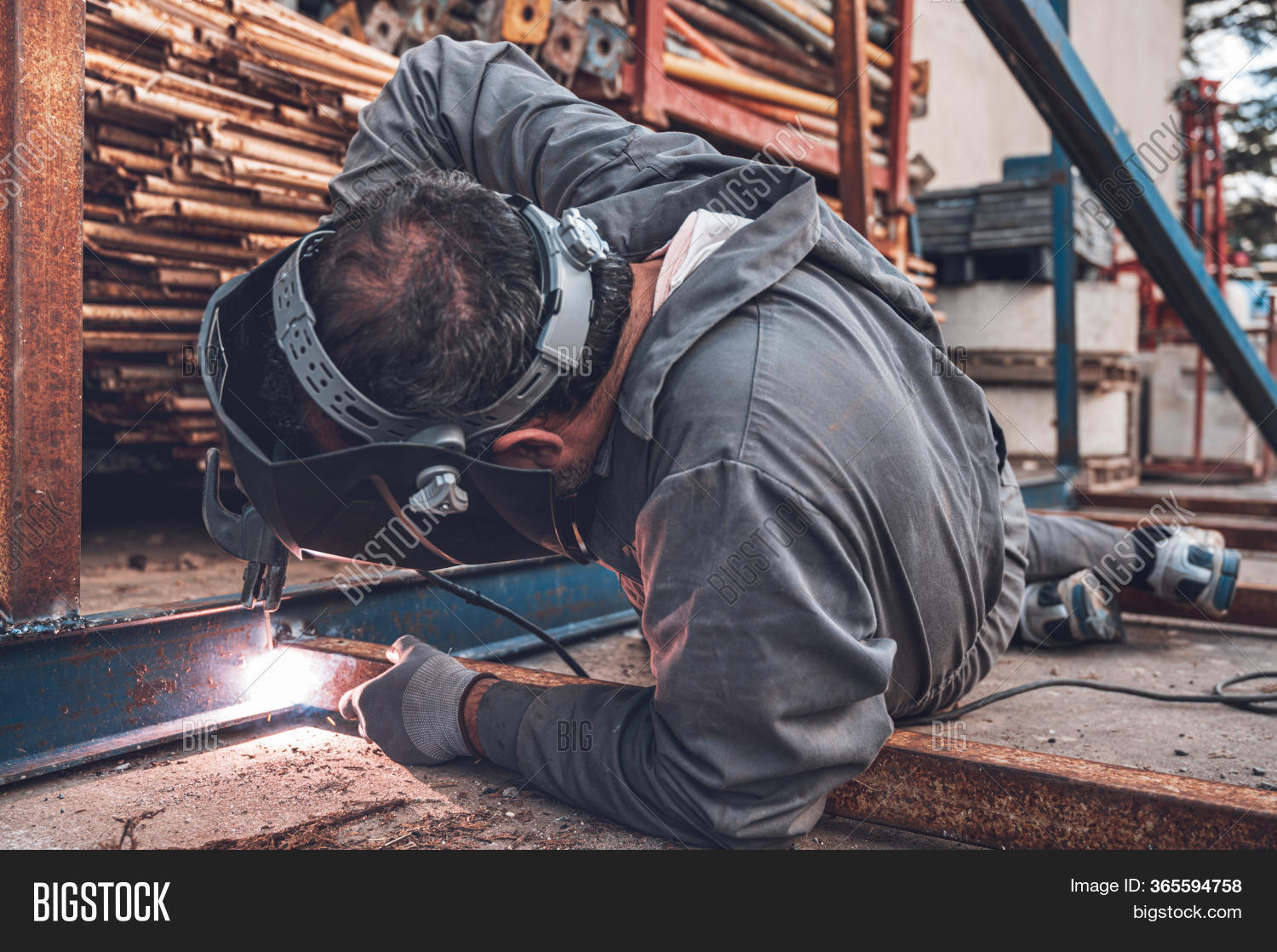 Welding Work, Man Image & Photo (Free Trial) | Bigstock