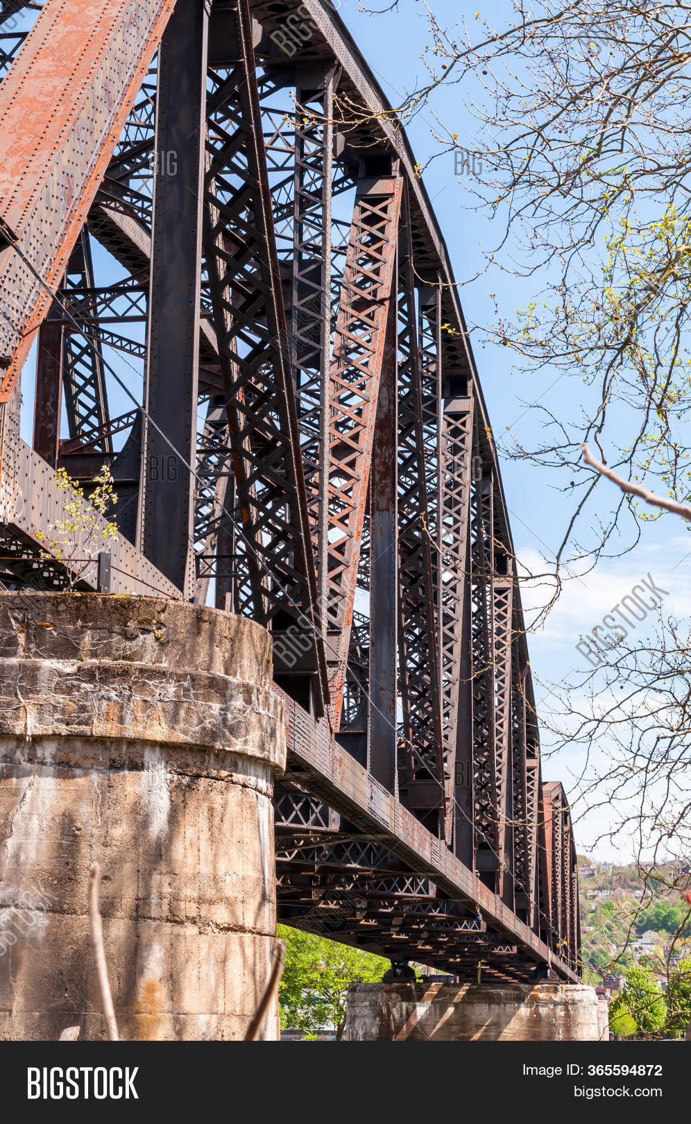 Steel Railroad Trestle Image & Photo (Free Trial) | Bigstock