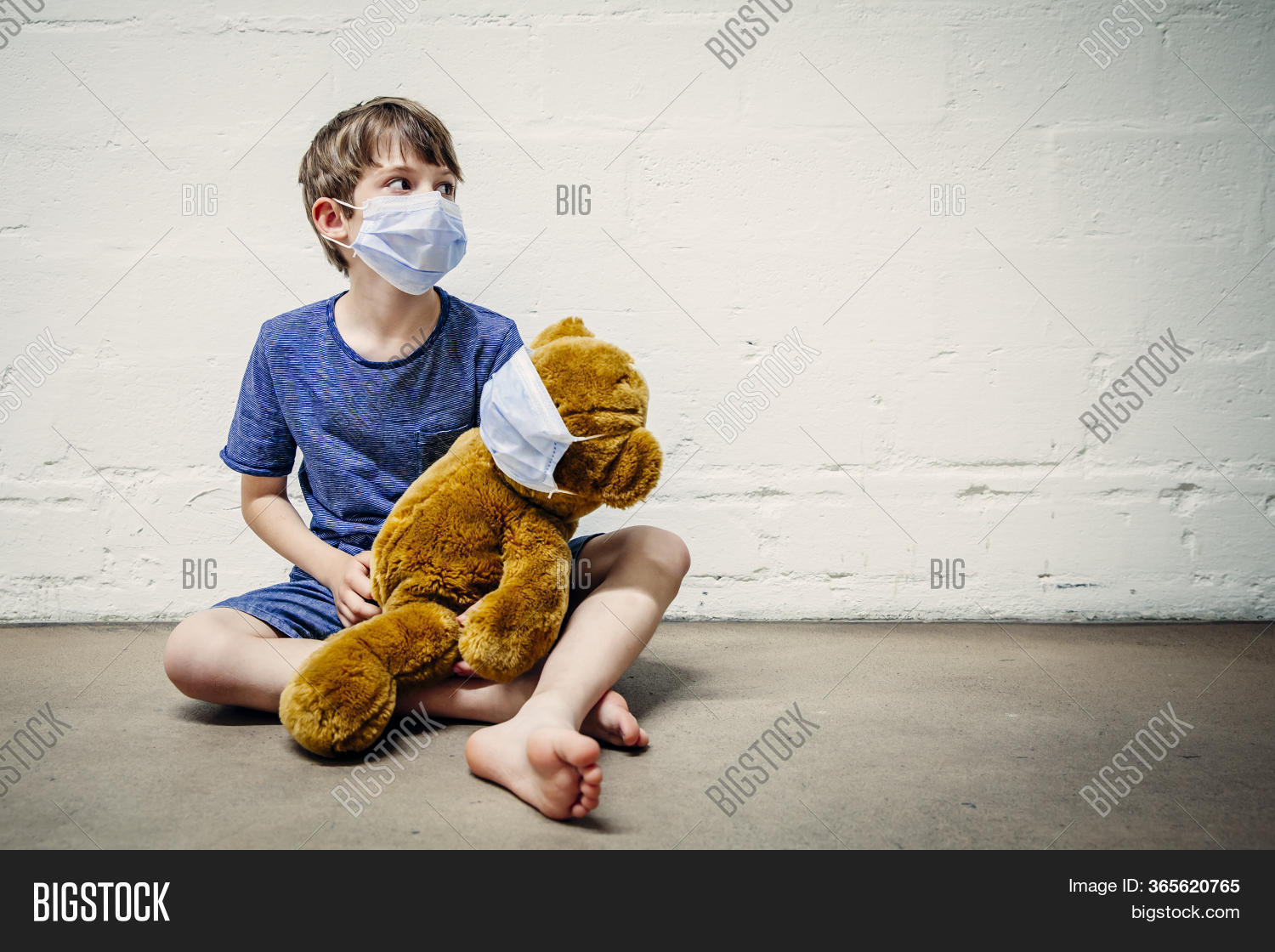 Young Boy Wearing Mask Image & Photo (Free Trial) | Bigstock
