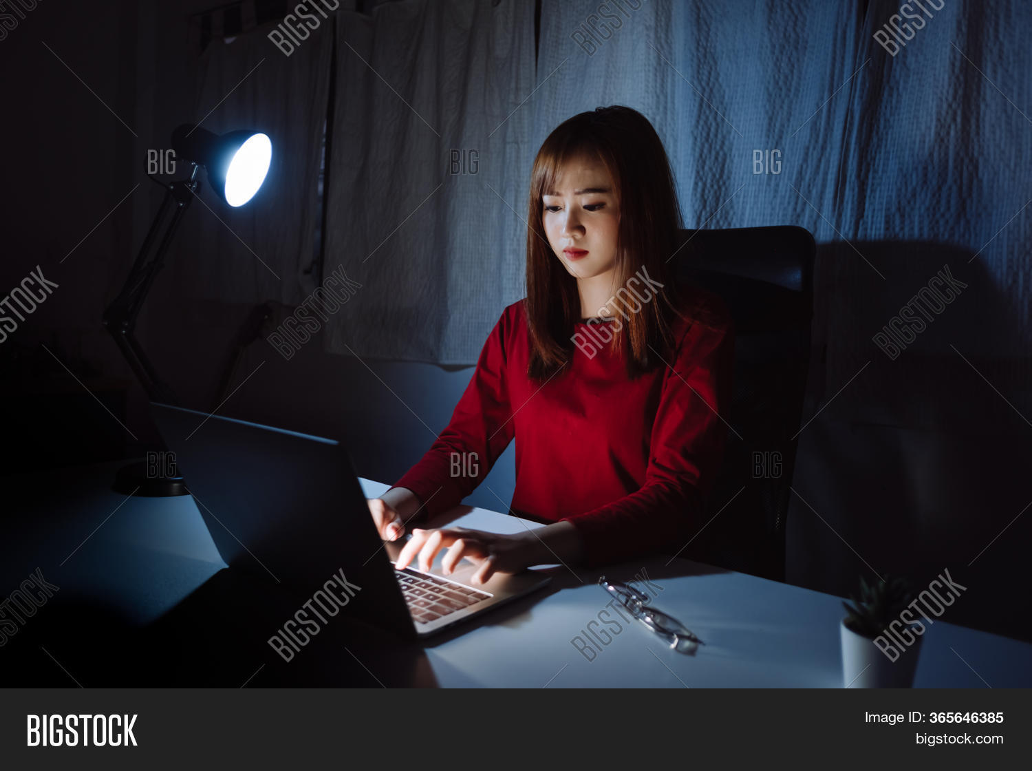 Asian Woman Working Image & Photo (Free Trial) | Bigstock