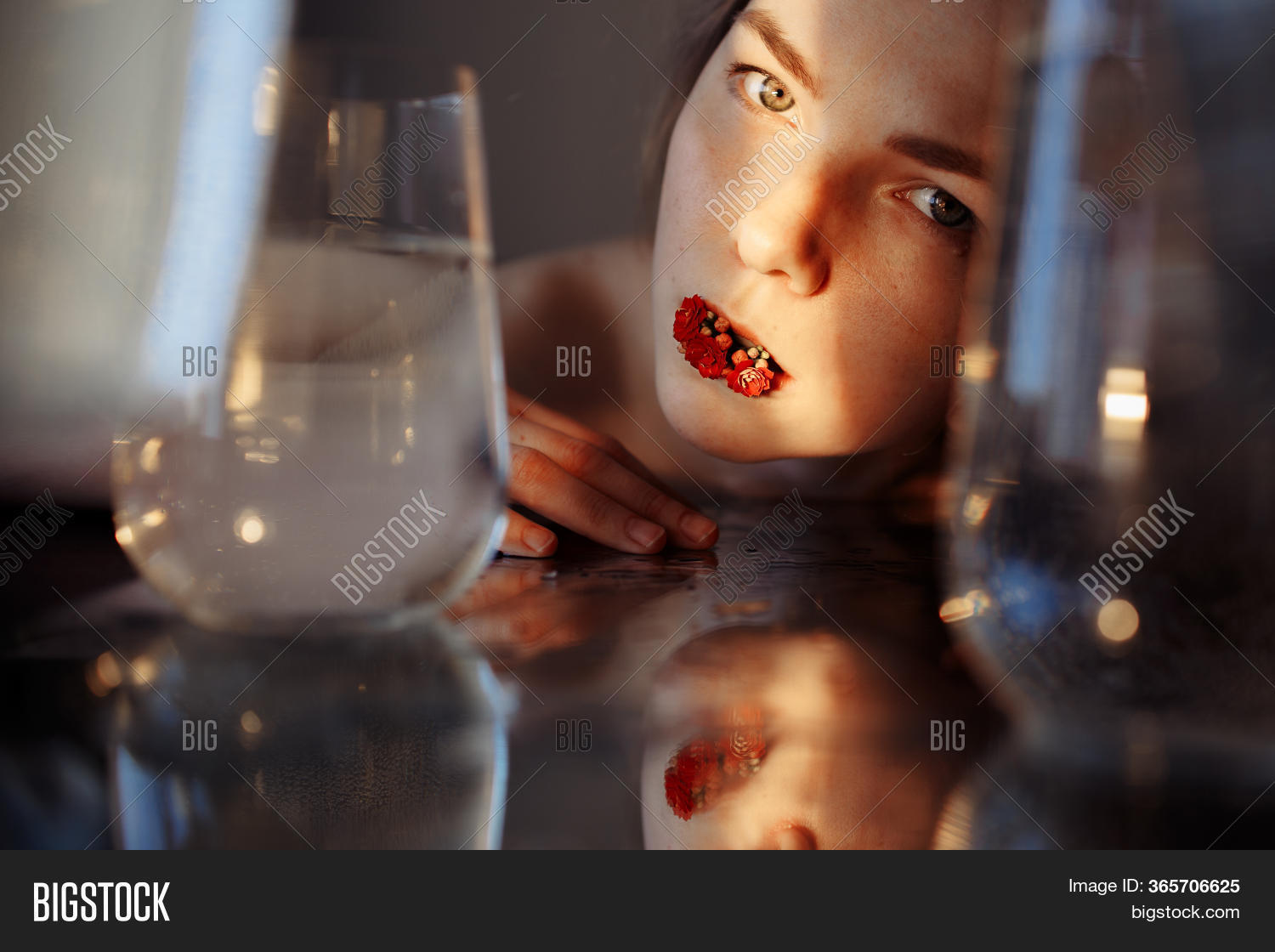 Girls Face Illuminated Image & Photo (Free Trial) | Bigstock