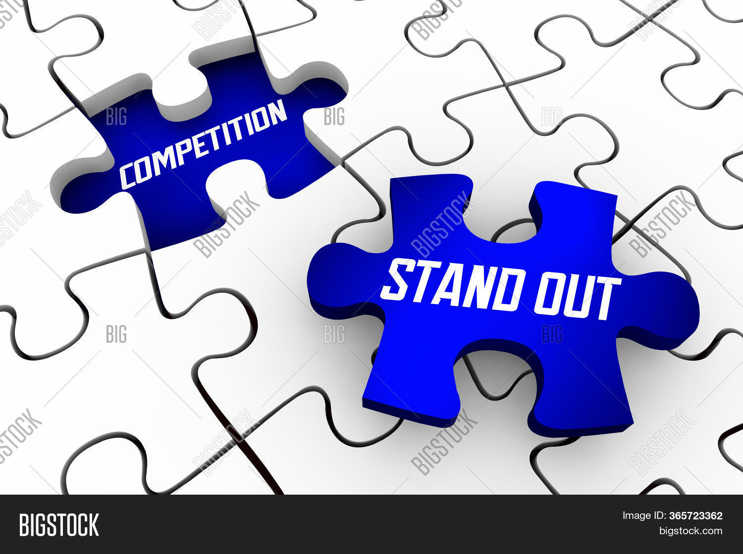 Stand Out Competition Image & Photo (Free Trial) | Bigstock