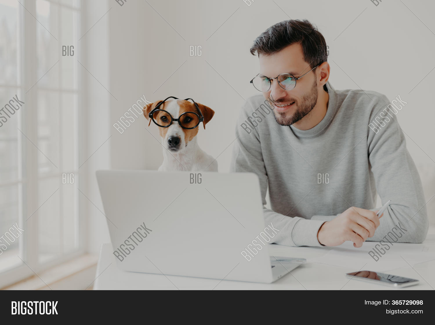 Busy Man Works Image & Photo (Free Trial) | Bigstock