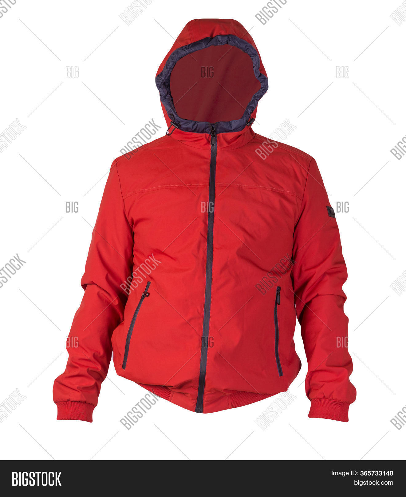 Male Red Jacket Zipper Image & Photo (Free Trial) | Bigstock