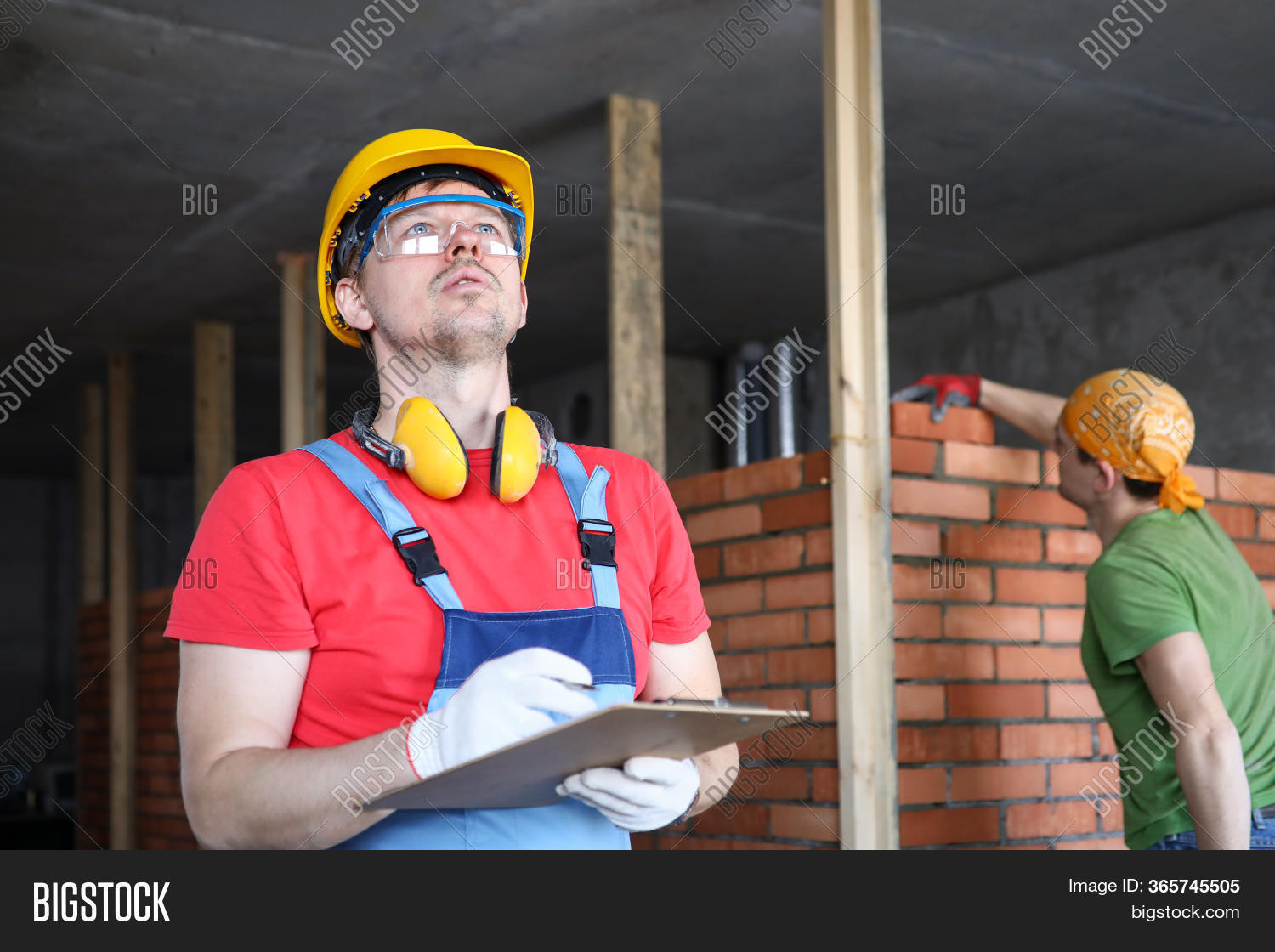 Builder Overalls Image & Photo (Free Trial) | Bigstock