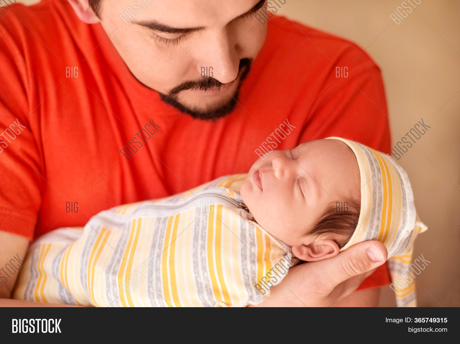 Happy Dad Rocking Arms Image & Photo (Free Trial) | Bigstock