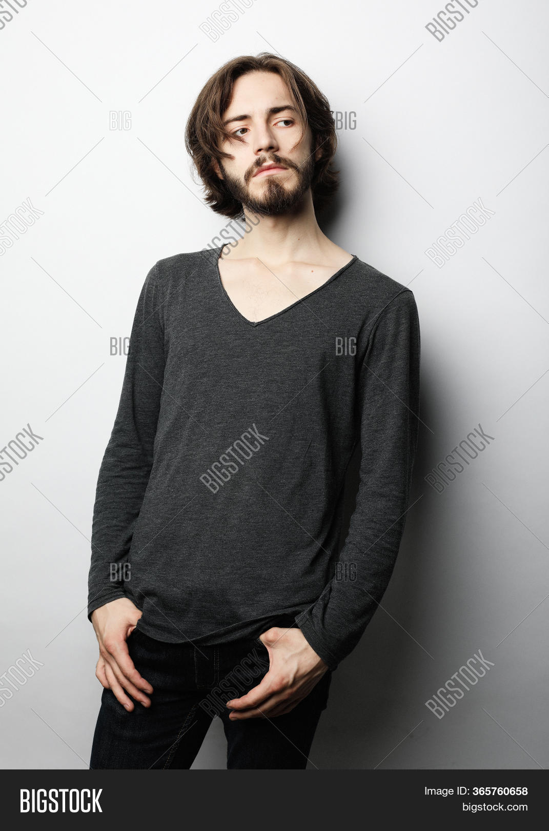 Portrait Young Bearded Image & Photo (Free Trial) | Bigstock