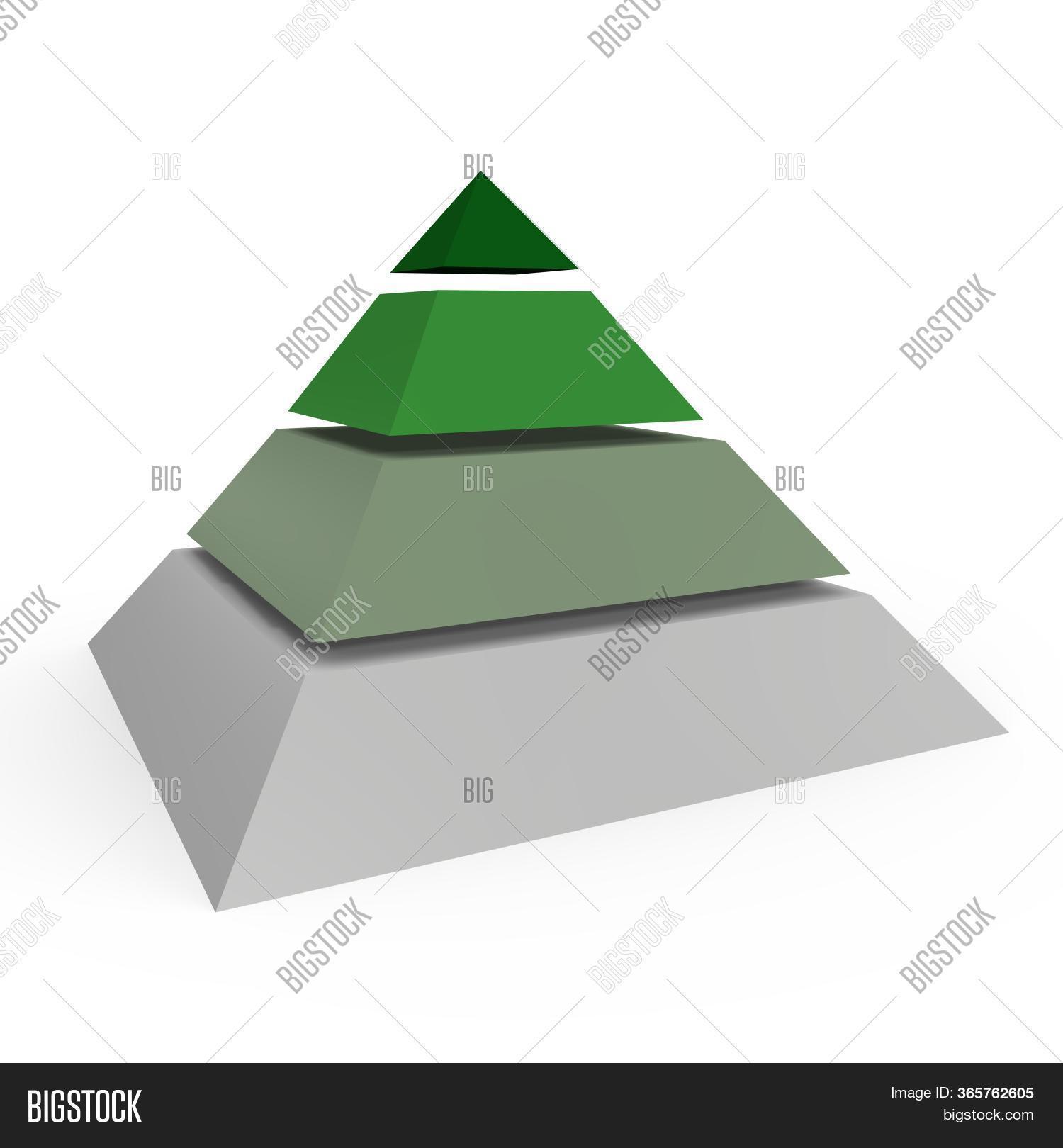 4 Level Pyramid - 3d Image & Photo (Free Trial) | Bigstock