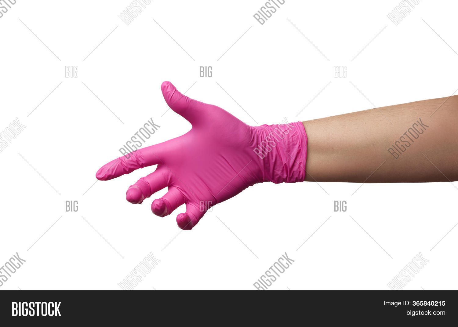 Female Hand Pink Latex Image & Photo (Free Trial) | Bigstock