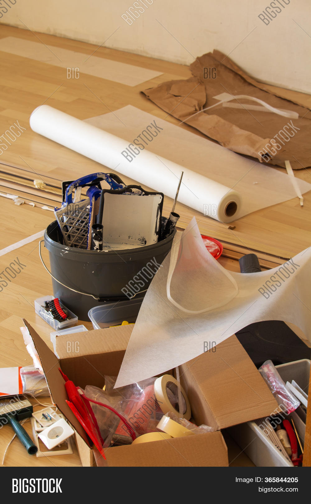 Grey Paint Bucket, Image & Photo (Free Trial) | Bigstock