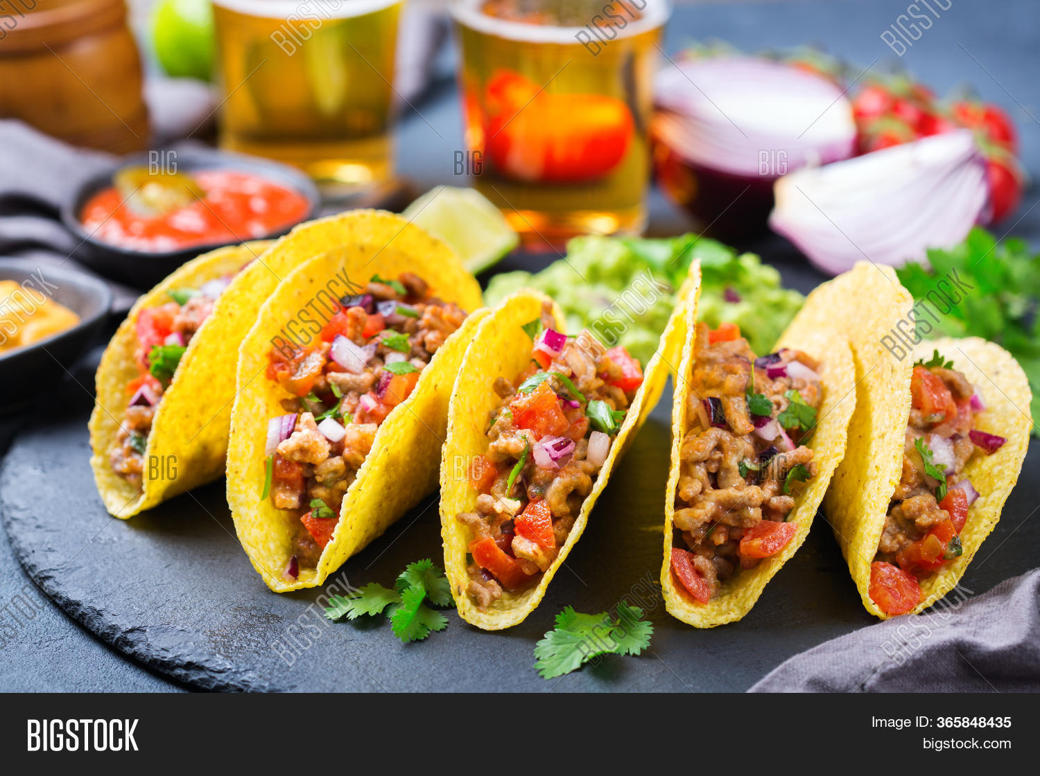 Taco Shell Nachos Beef Image & Photo (Free Trial) | Bigstock