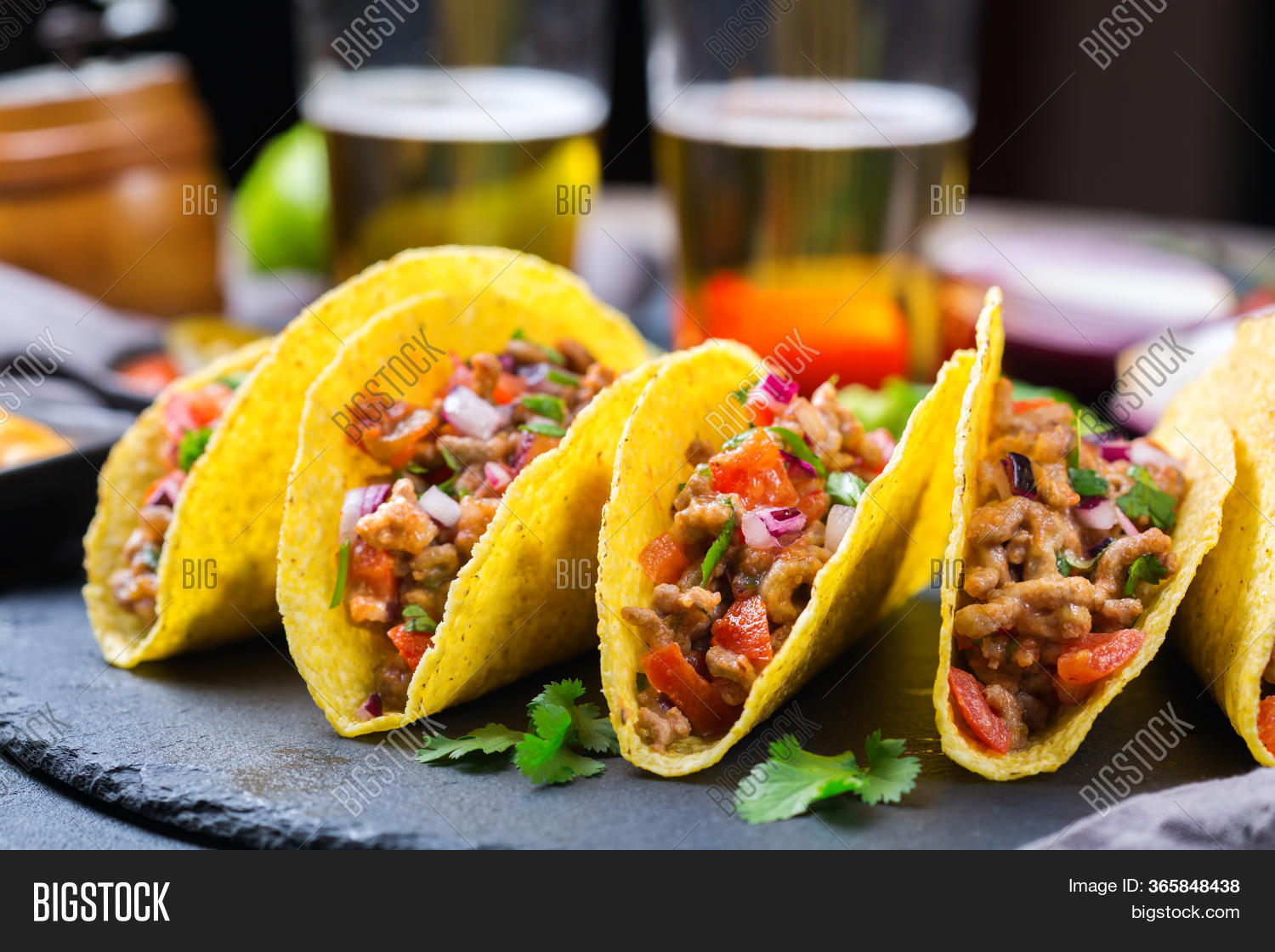 Taco Shell Nachos Beef Image & Photo (Free Trial) | Bigstock